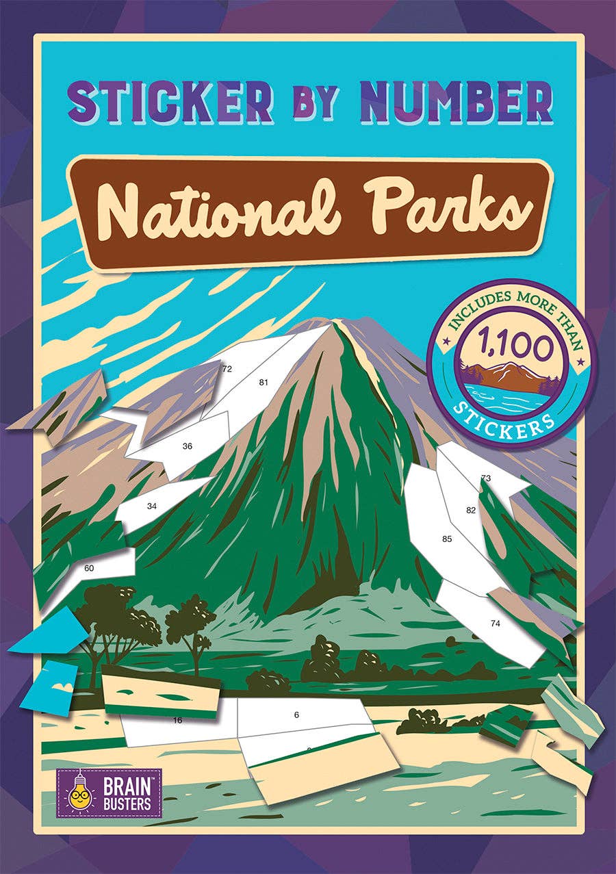 National Parks: Sticker-by-Number Activity Book – Smoky Mountain Off ...