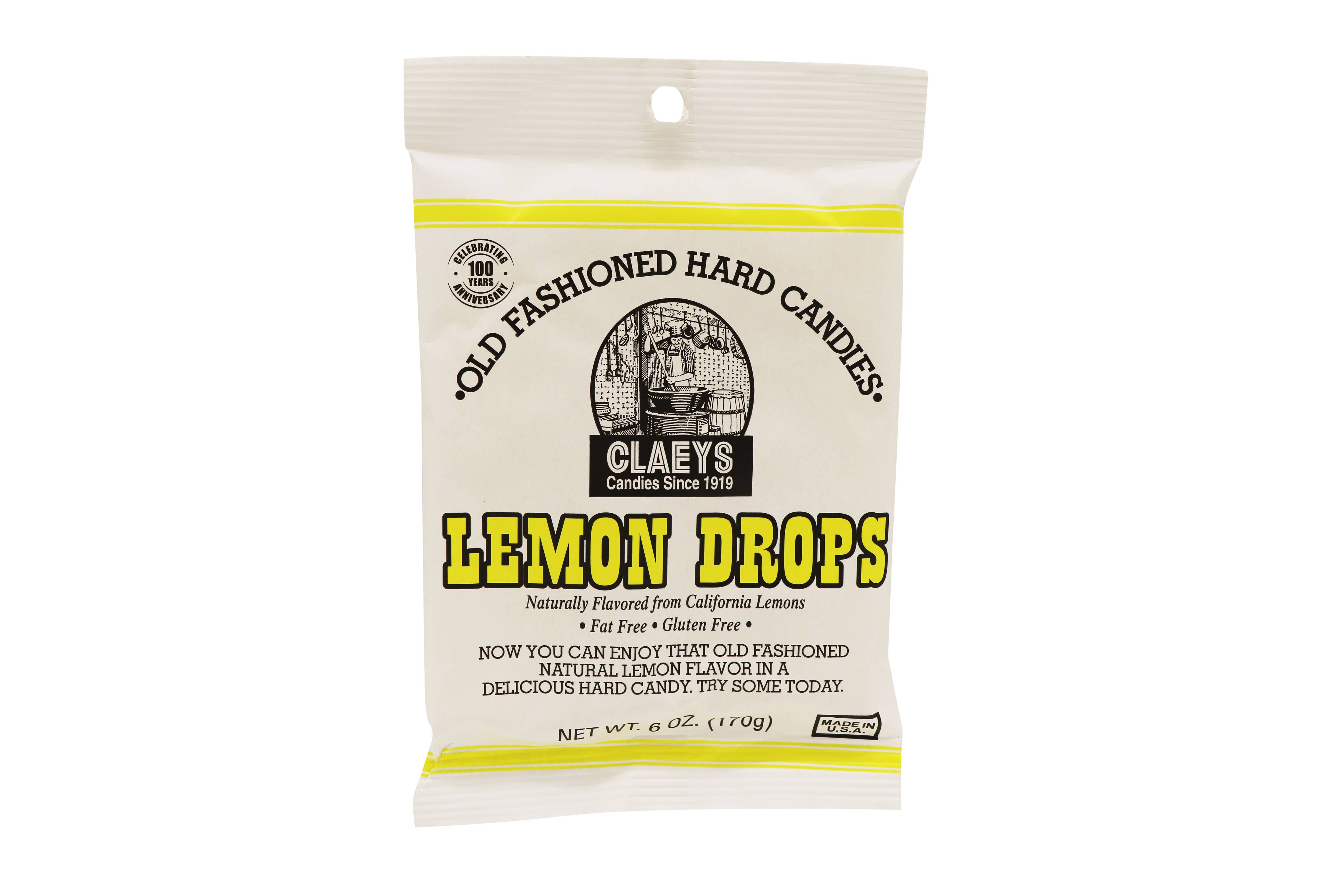 Grandpa Joe's Candy Shop - Claeys Old Fashioned Hard Candies Lemon Dro ...