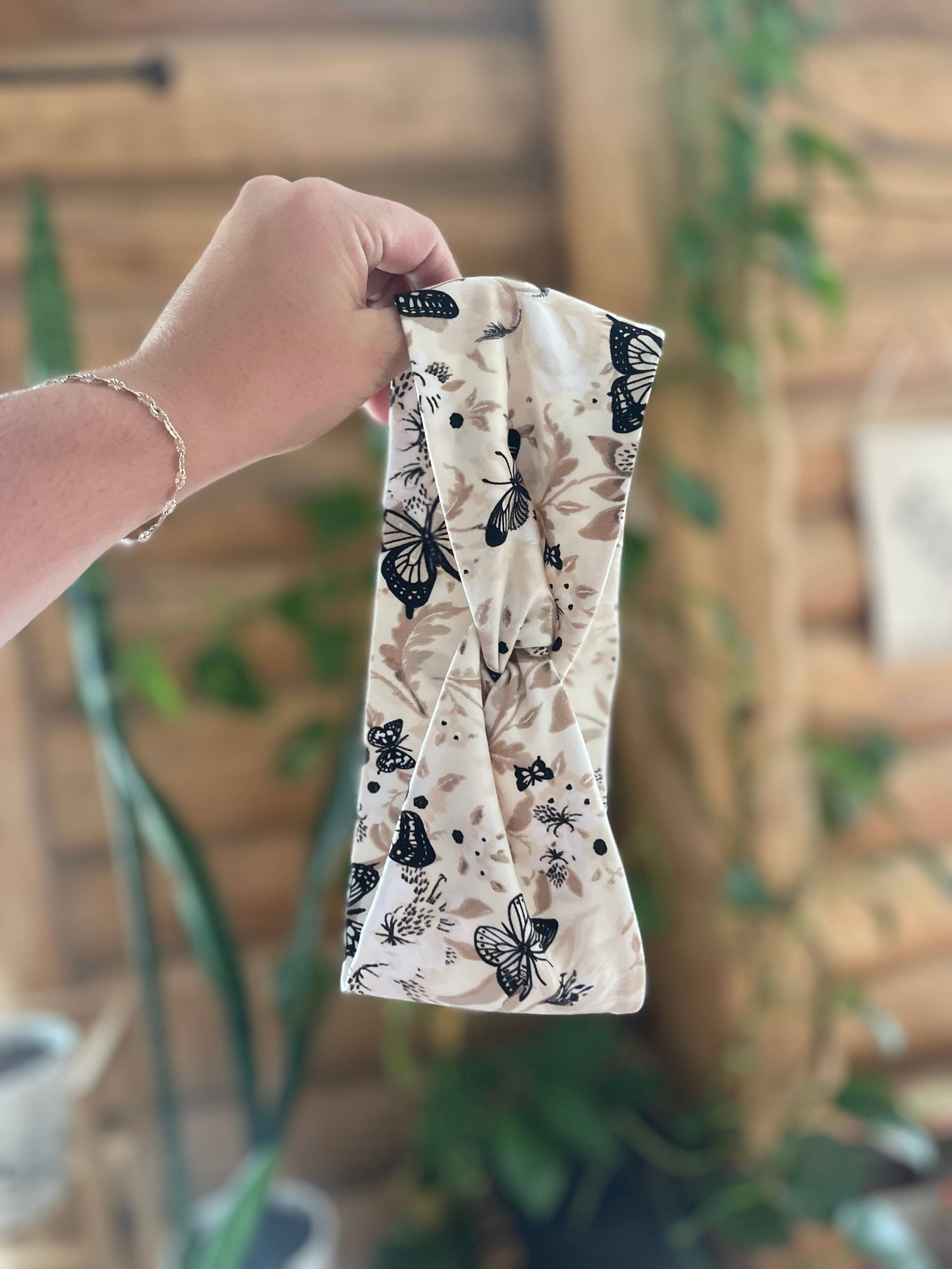 Radiant Wear - Butterflies on Cream Headband – Smoky Mountain Off Road ...
